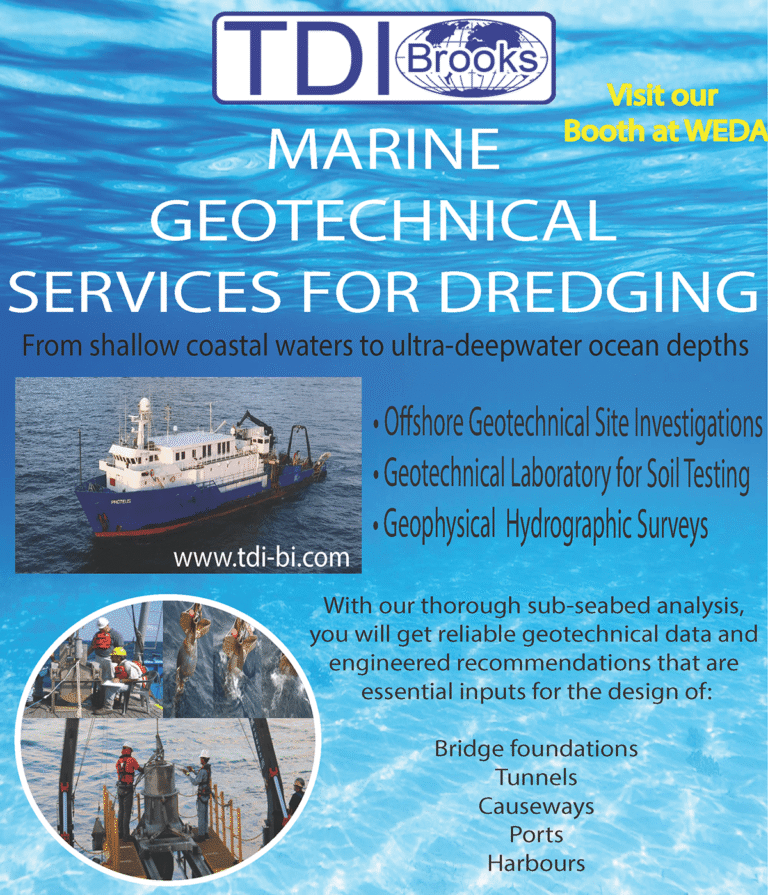 TDI-Brooks Exhibiting at WEDA Gulf-Coast Chapter Dredging Conference ...